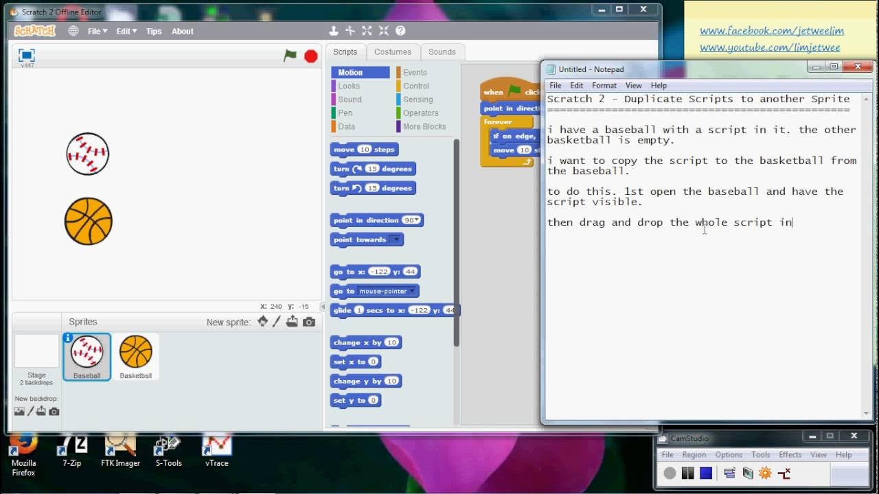 Scratch - Block Programming - Duplicate Scripts To Another Sprite - YouTube