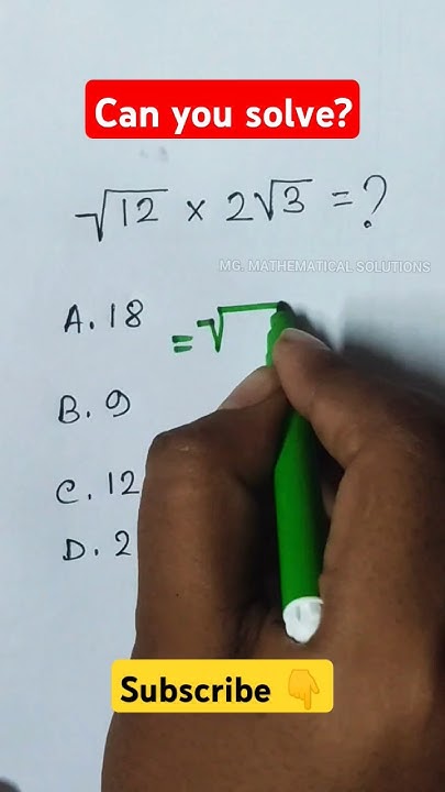 Simplify Square Roots Problem| #squareroot #maths #mathstricks #tricks #shorts #short #viral # ...