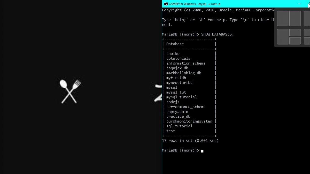 [BISAYA TUTORIAL] - CREATE DATABASE | XAMPP CONTROL PANNEL | MYSQL | SQL | PART 2 - YouTube
