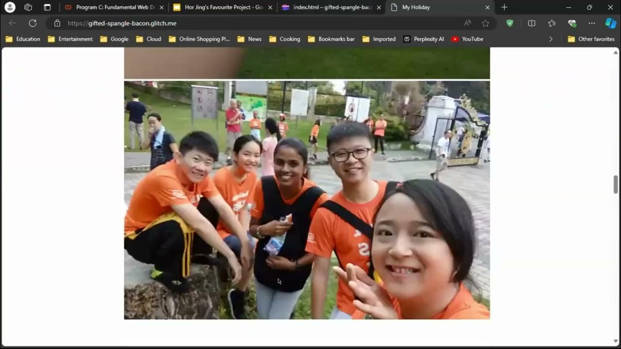 Khor Hor Jing - My Holiday Project [Sat 10am Brilliant, Program C] - YouTube