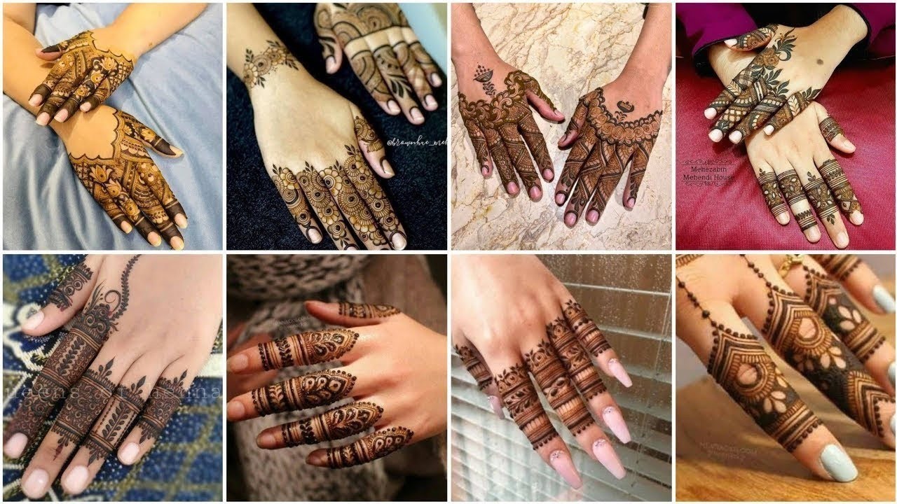 Finger Mehndi Design/Simple Finger Mehndi Design/Mehedi New Dijain ...