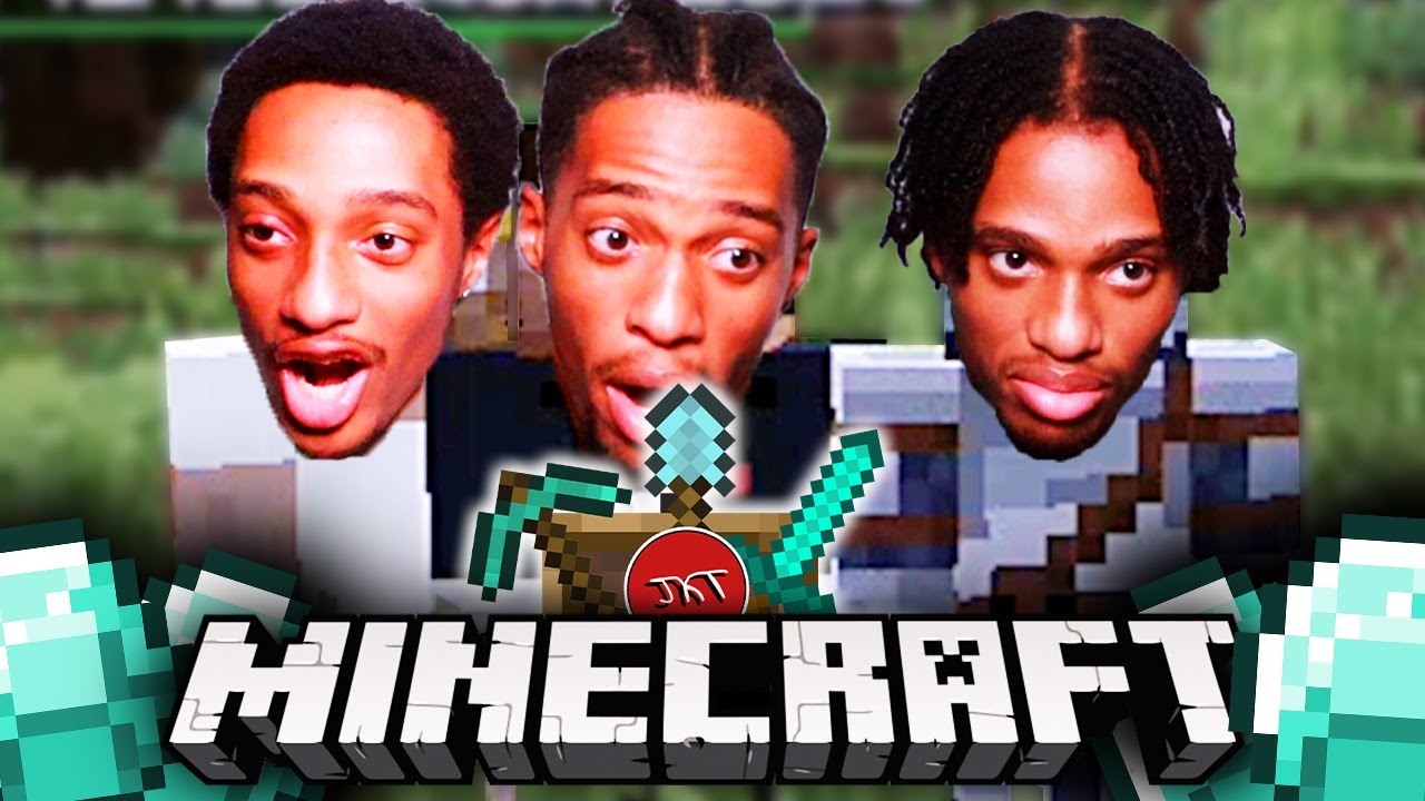 TRIPLETS PLAY MINECRAFT FOR THE 1ST TIME!!! | JKT - YouTube