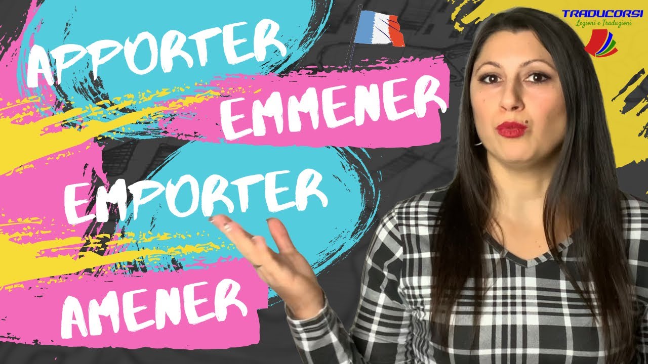 Amener, emmener, apporter, emporter: quelle est la différence ? - YouTube