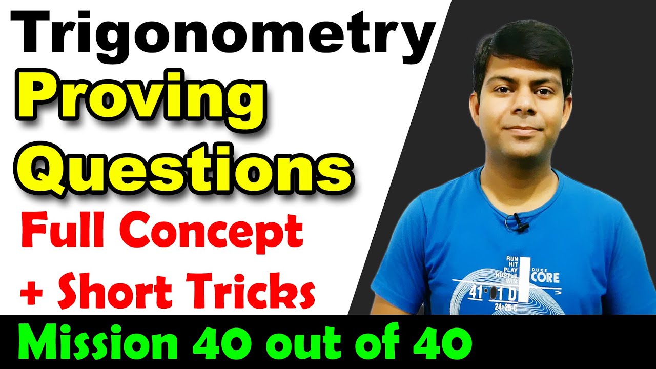 Proving Questions in Trigonometry - Tricks | Class 10th Maths - YouTube