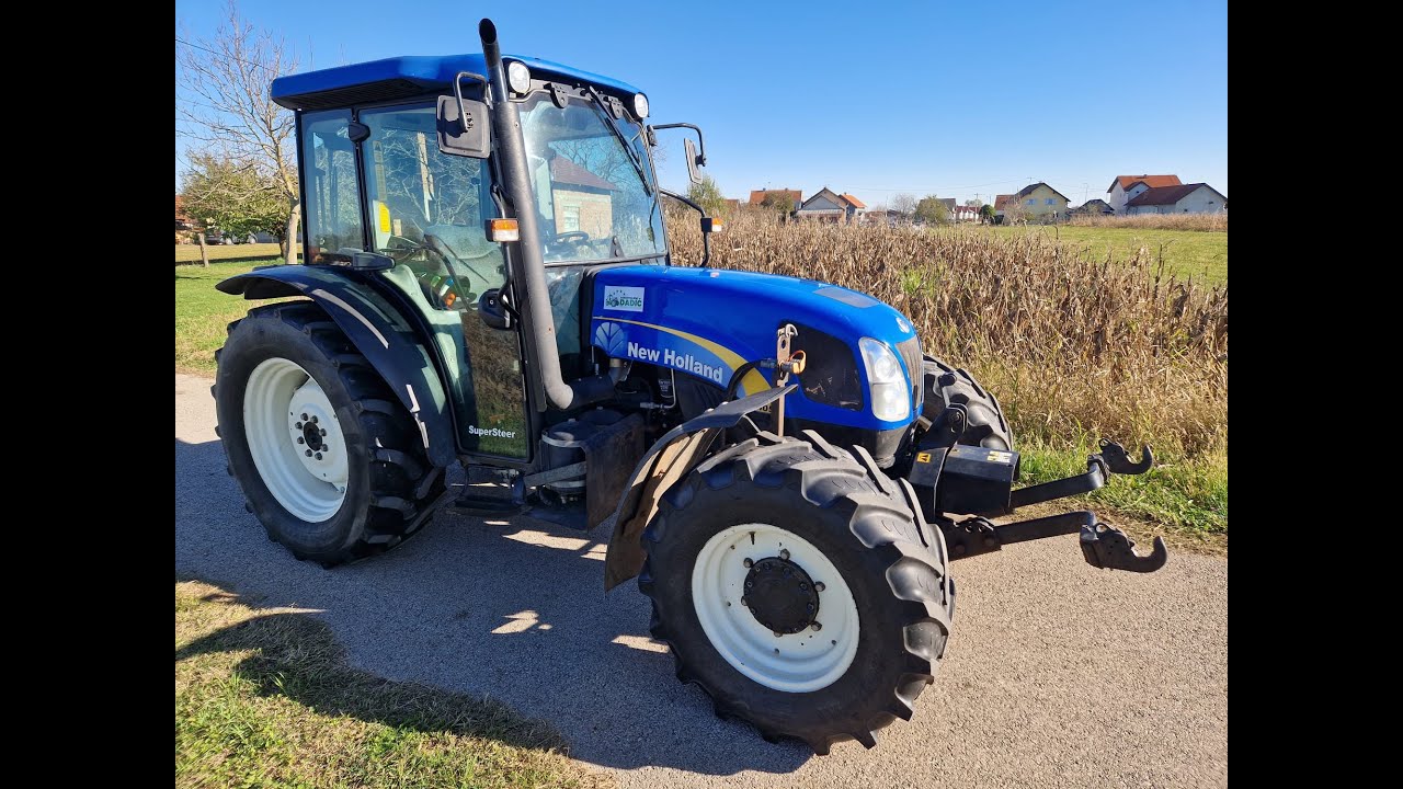 New Holland T4050 Supersteer - YouTube