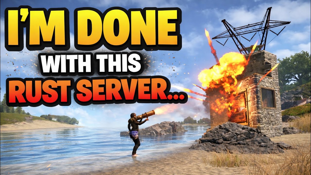 Done with this rust server.... - YouTube