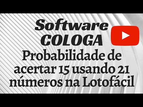 Probabilidade de acertar 15 usando 21 números na Lotofácil