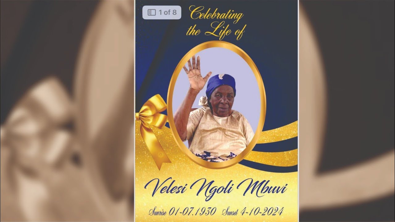 Official Burial LIvestream of the late Ngoli mbuvi muyanga - YouTube