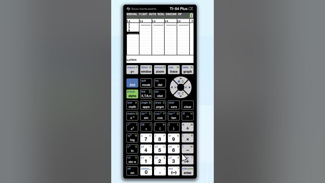 Easiest Way to Compute Mean, Median, Standard Deviation with the TI84 - YouTube