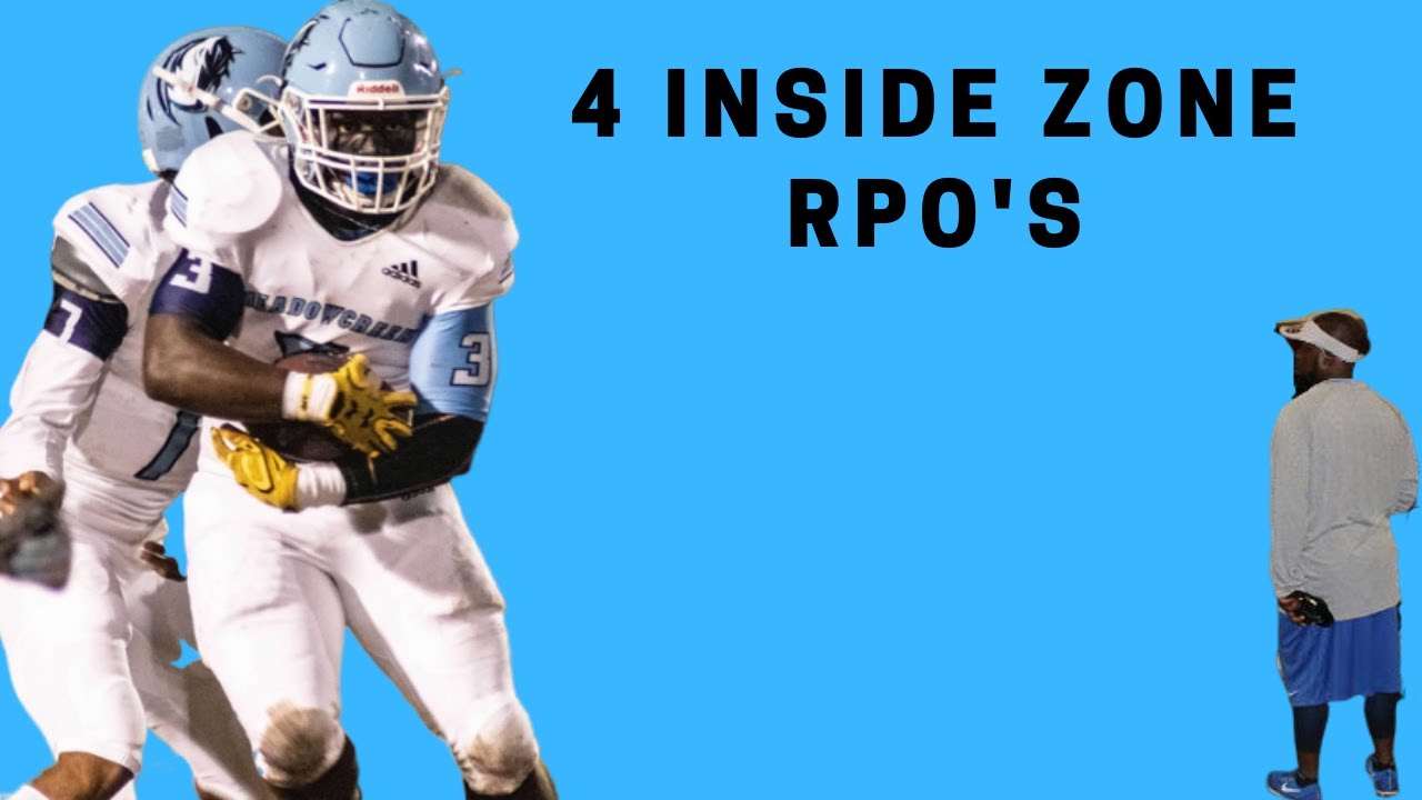 4 Ways To Run Inside Zone RPO Intro - YouTube