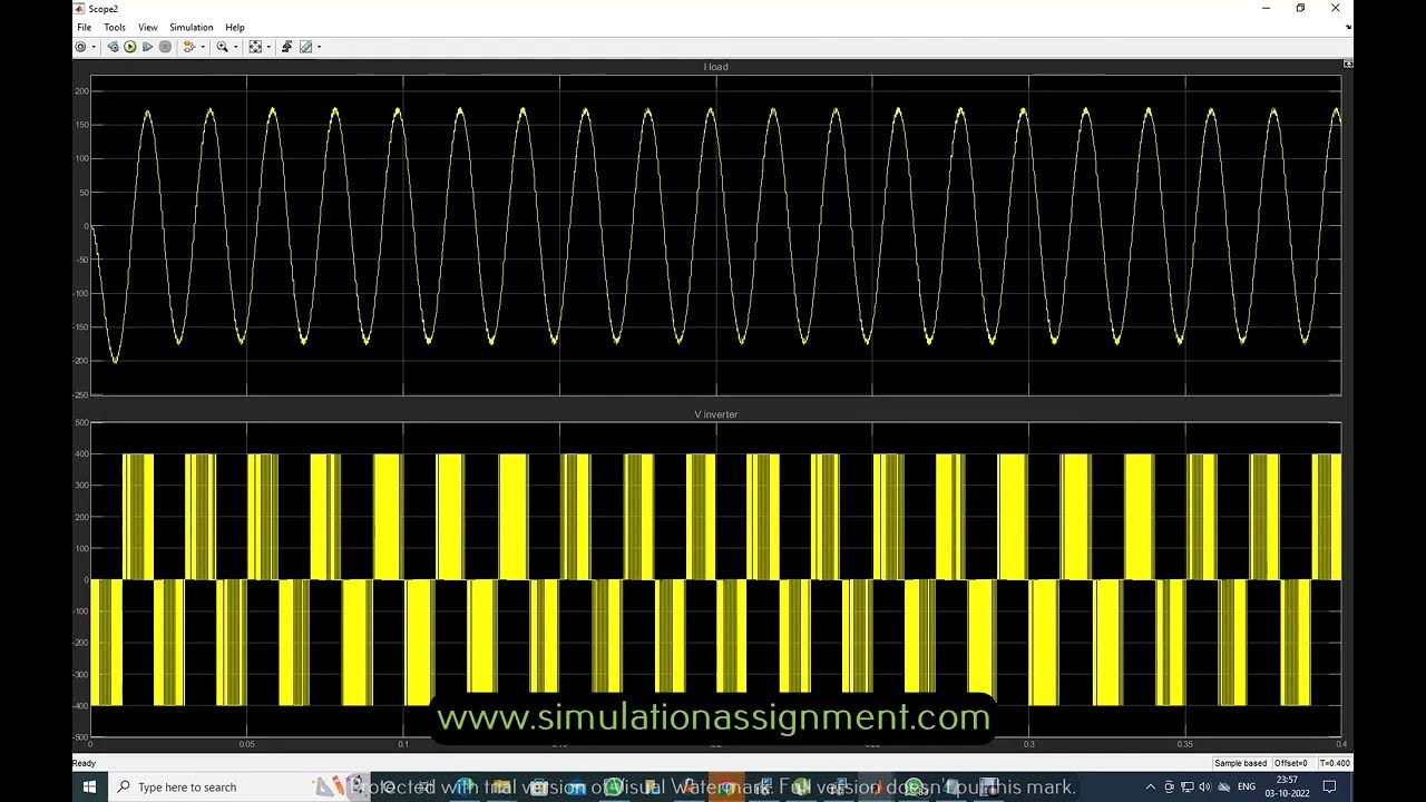 Modelling of Two level Inverter with SPWM control system Matlab Simulink - YouTube