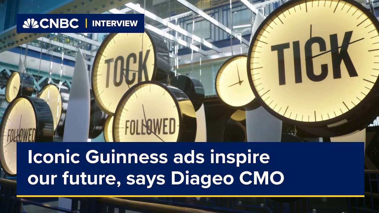 Diageo CMO: Iconic Guinness ads inspire our future - YouTube