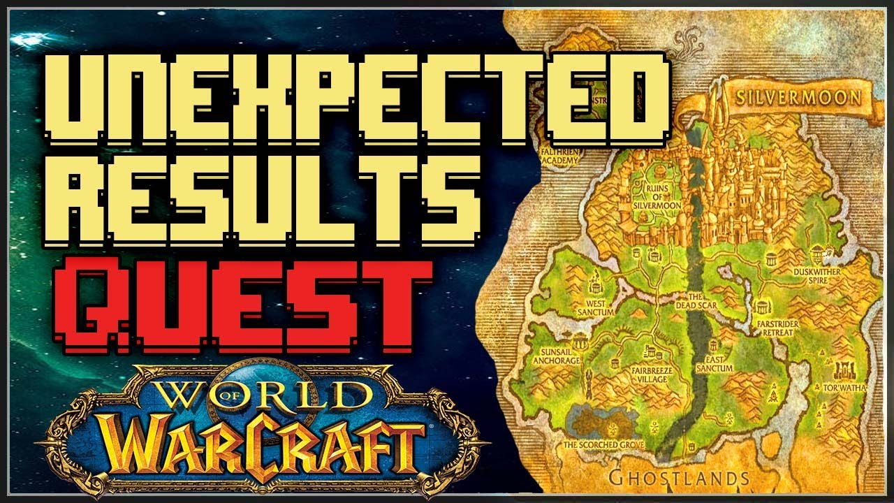 World of Warcraft - How To Unexpected Results, WoW TBC Quest? - YouTube
