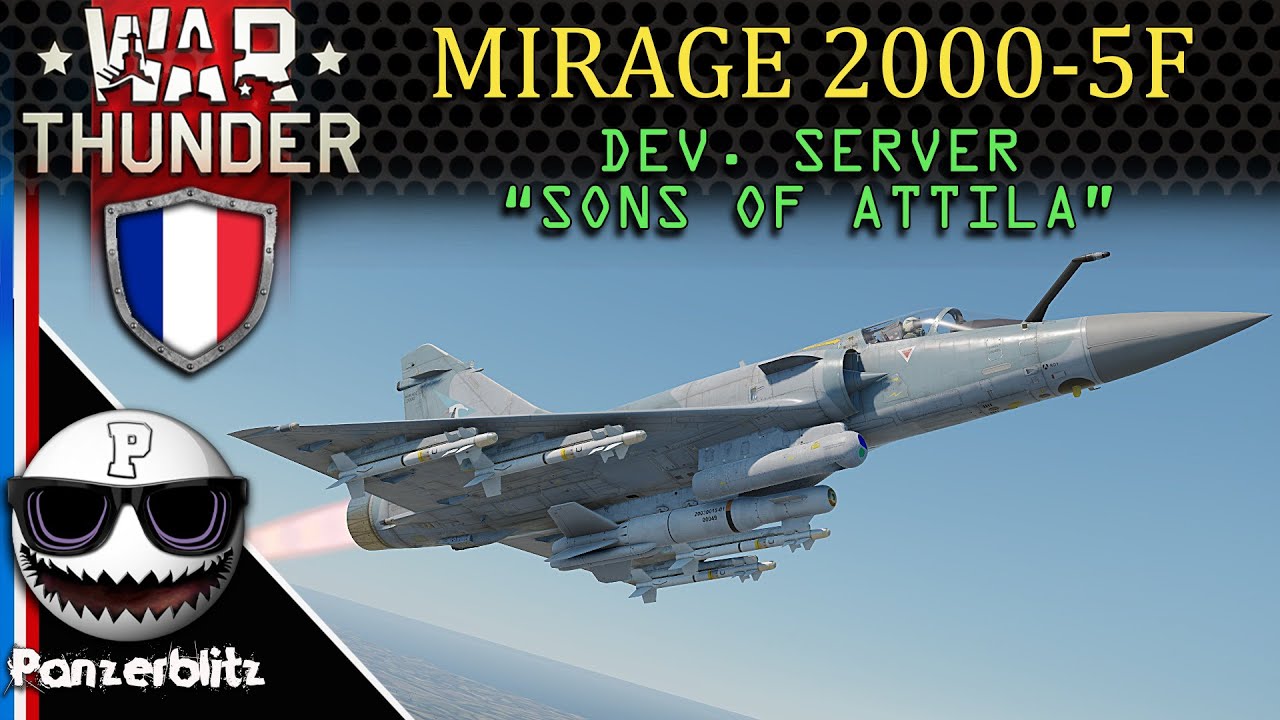 DASSAULT MIRAGE 2000-5F - 4x MATRA MAGIC II - PGM 2000 20km KILL - WAR ...