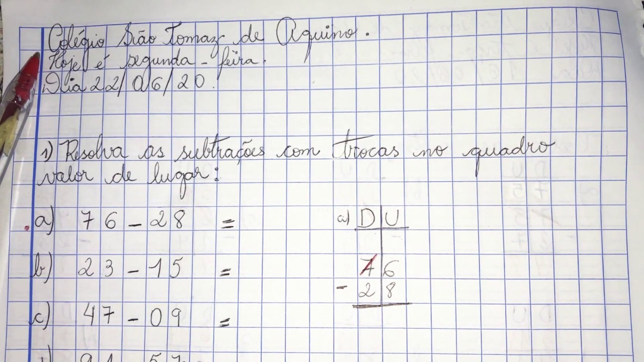 Matemática (22/06) - YouTube