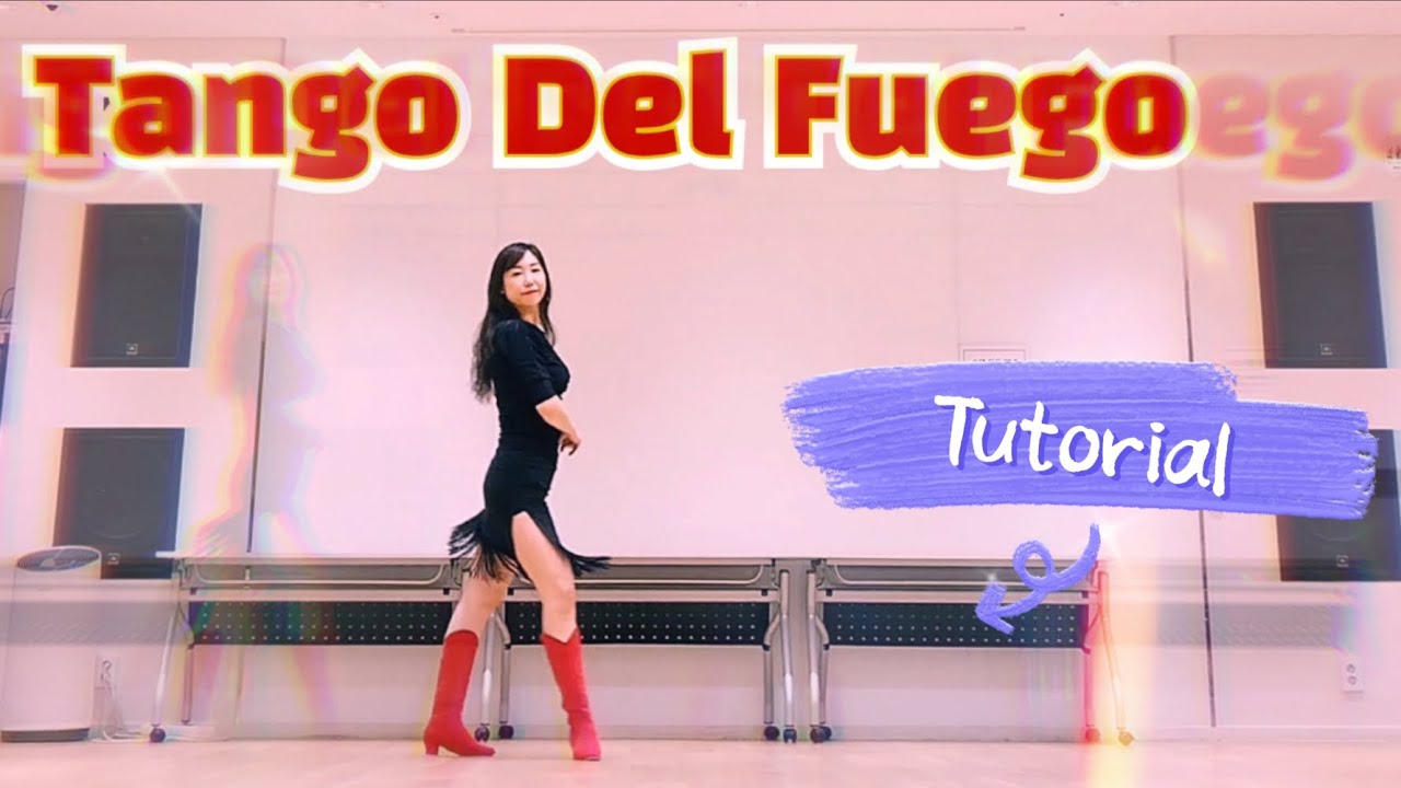 스텝 설명 Tango Del Fuego linedance Tutorial 탱고 델 퓨에고 - YouTube