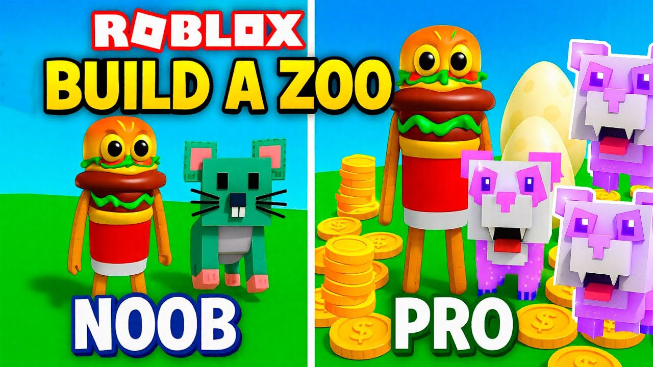 Roblox Build a Zoo From Noob to Pro – Filling My Zoo with Animals ...
