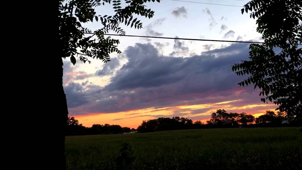 Sunset on the Farm - YouTube