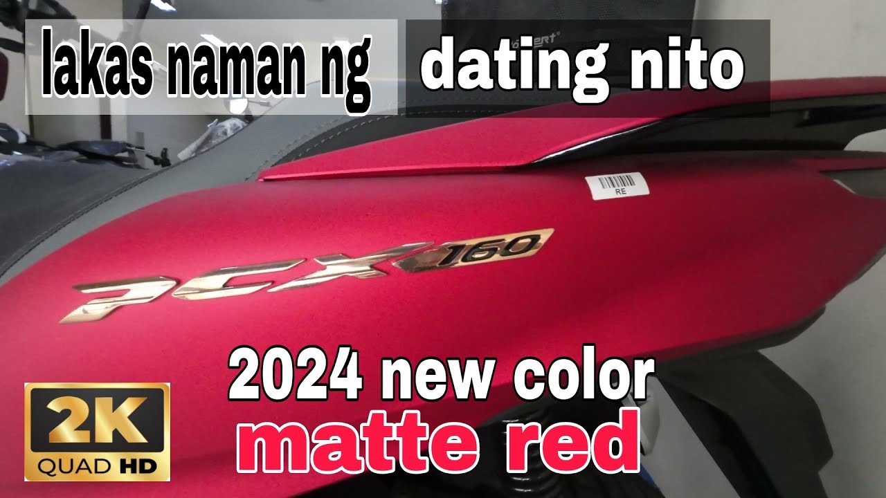 Honda pcx 160 review matte red 2024 - YouTube