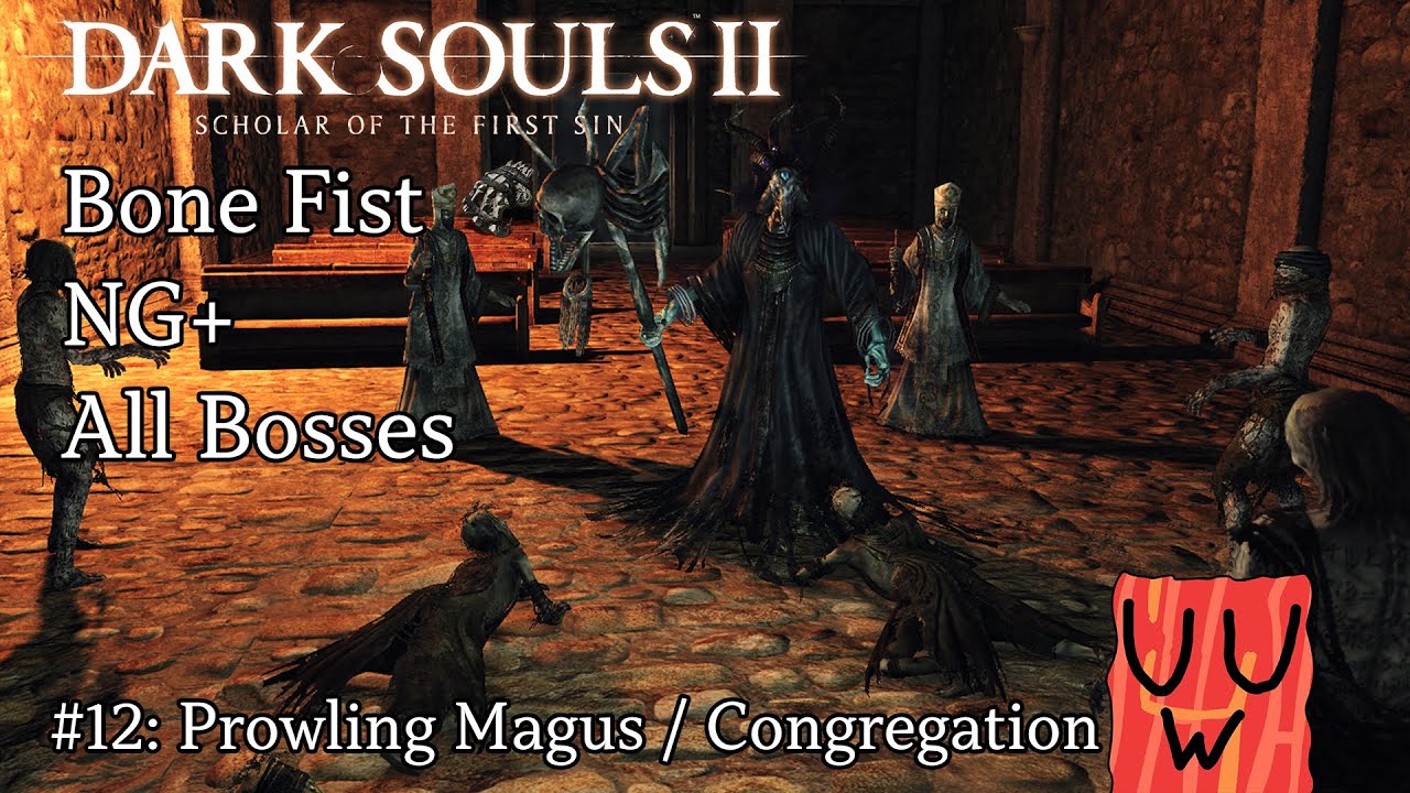 Dark Souls 2 - Prowling Magus & Congregation (NG+, Bone Fist) - YouTube