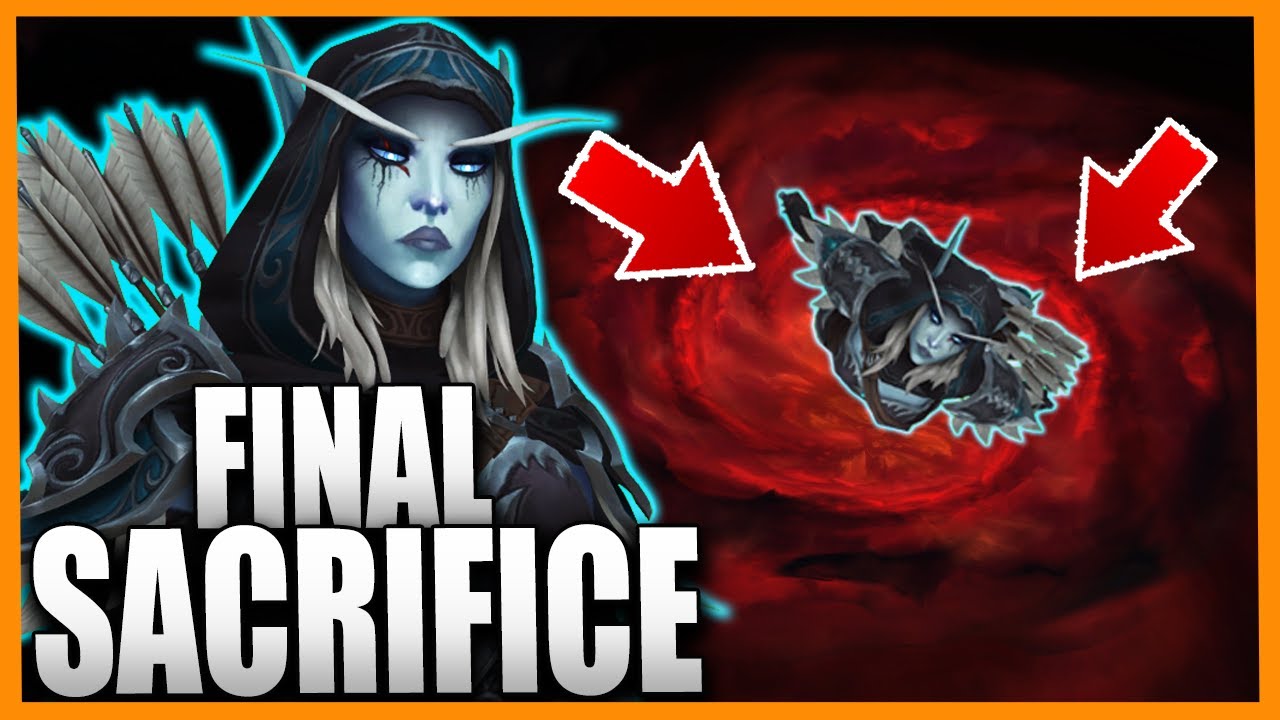 Sylvanas Jumps Into The Maw New Animation Datamined 92 Spoilers Youtube