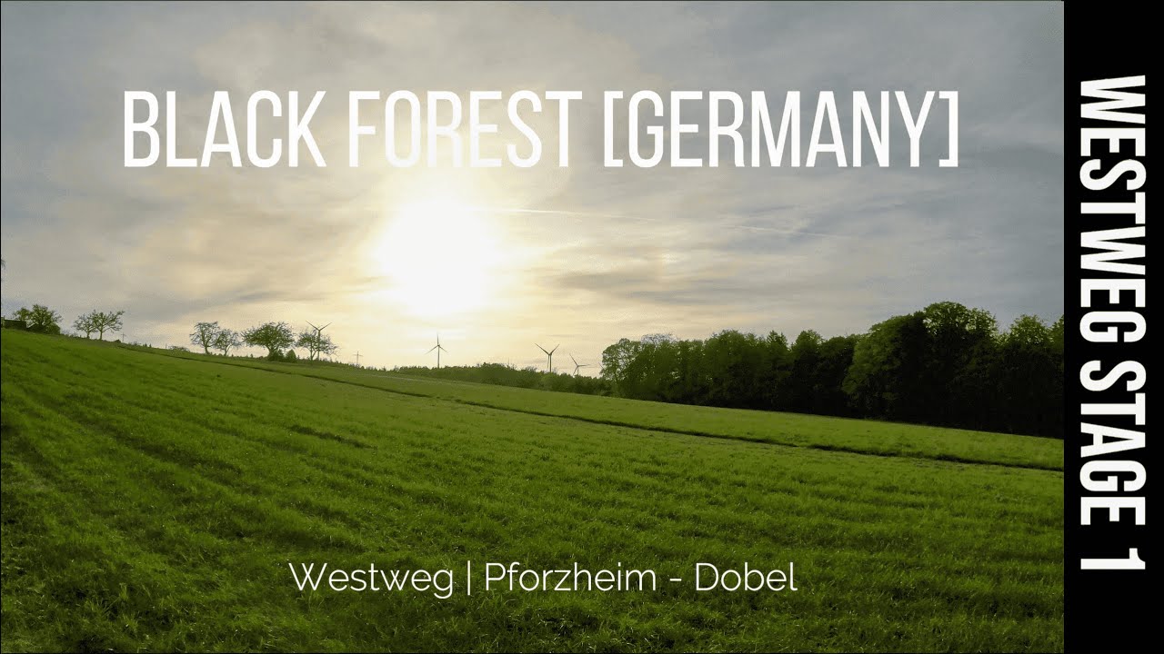 Westweg | Stage 1 | Hiking from Pforzheim to Dobel | E1 | Black Forest ...