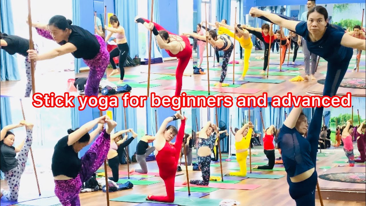 YOGA WITH STICK || BASIC TO ADVANCE LEVEL || STICK YOGA SEQUENCE FOR ...
