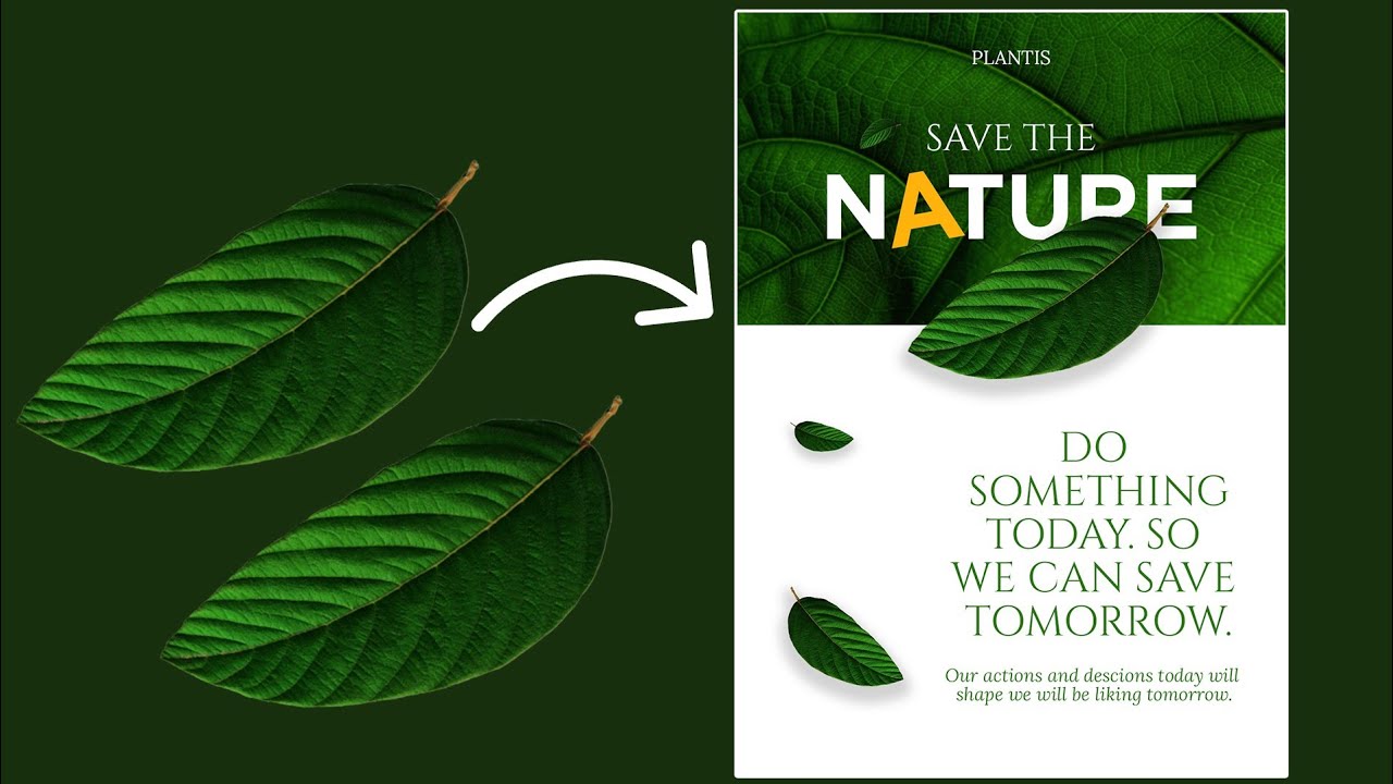 Creating an Environmental poster in Photoshop - YouTube