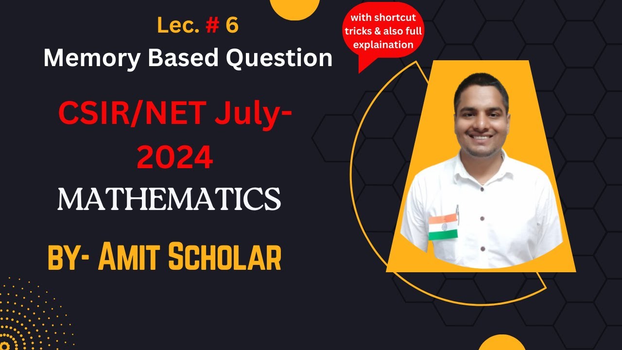 Lec#6 | Memory based questions| with shortcut tricks | 25-july - YouTube