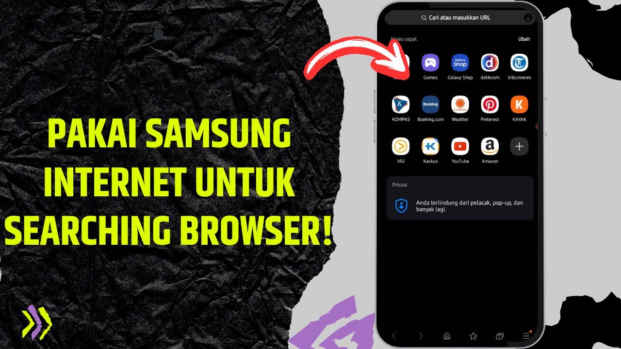 Cara Install Dan Daftar Samsung Internet - YouTube