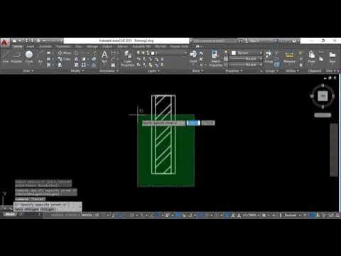 Cara stretch dinding yang di Block - DYNAMIC BLOCK STRETCH AUTOCAD - YouTube