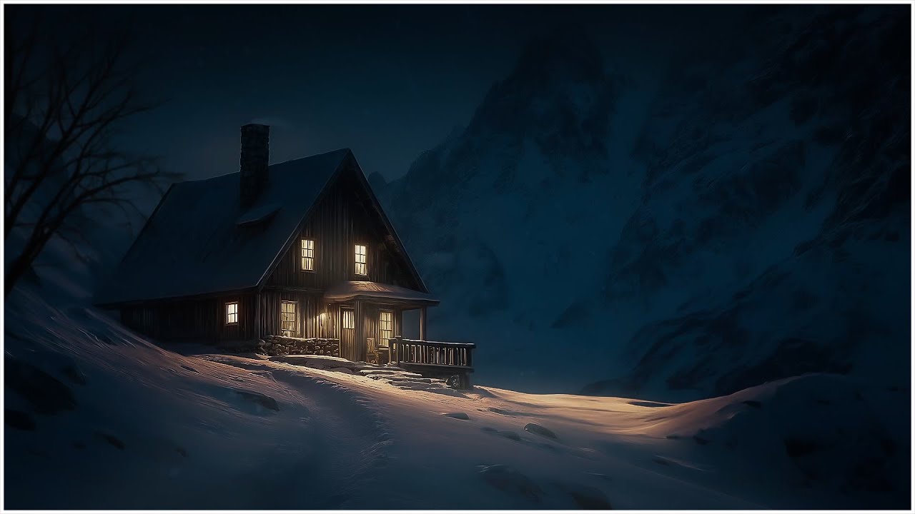 Unceasing Snowstorm Sounds for Sleeping at a Frosty Peak┇Deep Howling ...