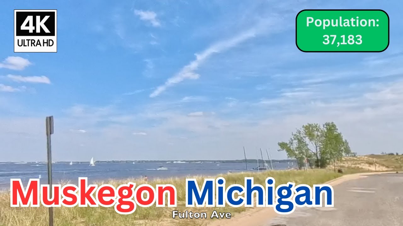 Driving Through Muskegon, Michigan 🚗 | Lakefront City Tour in 4K - YouTube