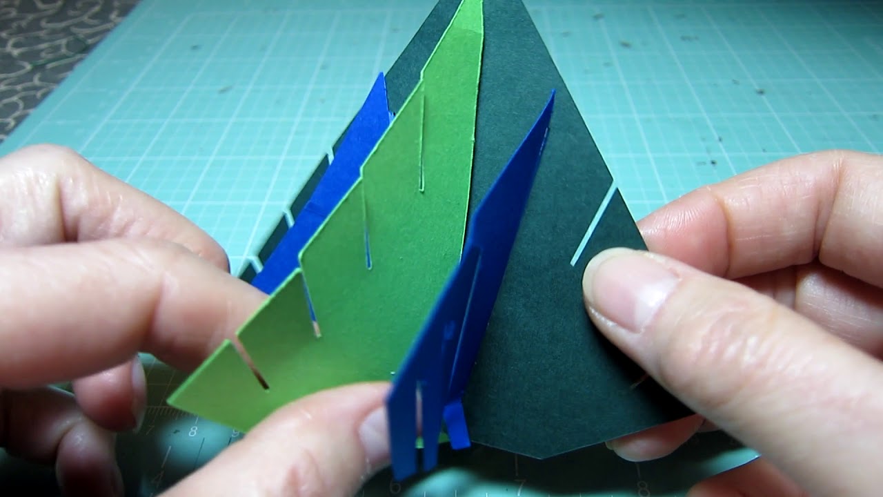 Sliceform Tree Assembly Part 2 - YouTube