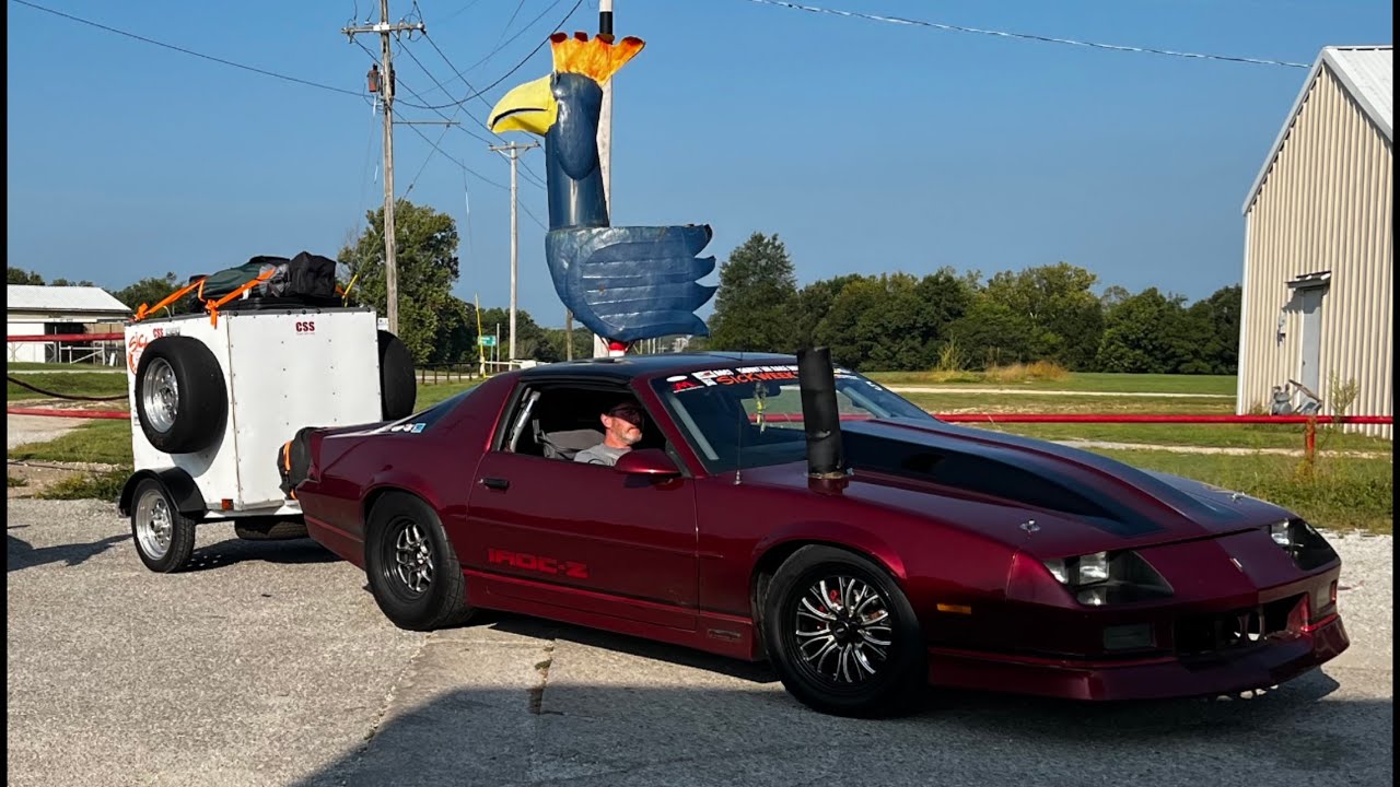 Turbo ls hood stack Camaro on 1320 video - YouTube
