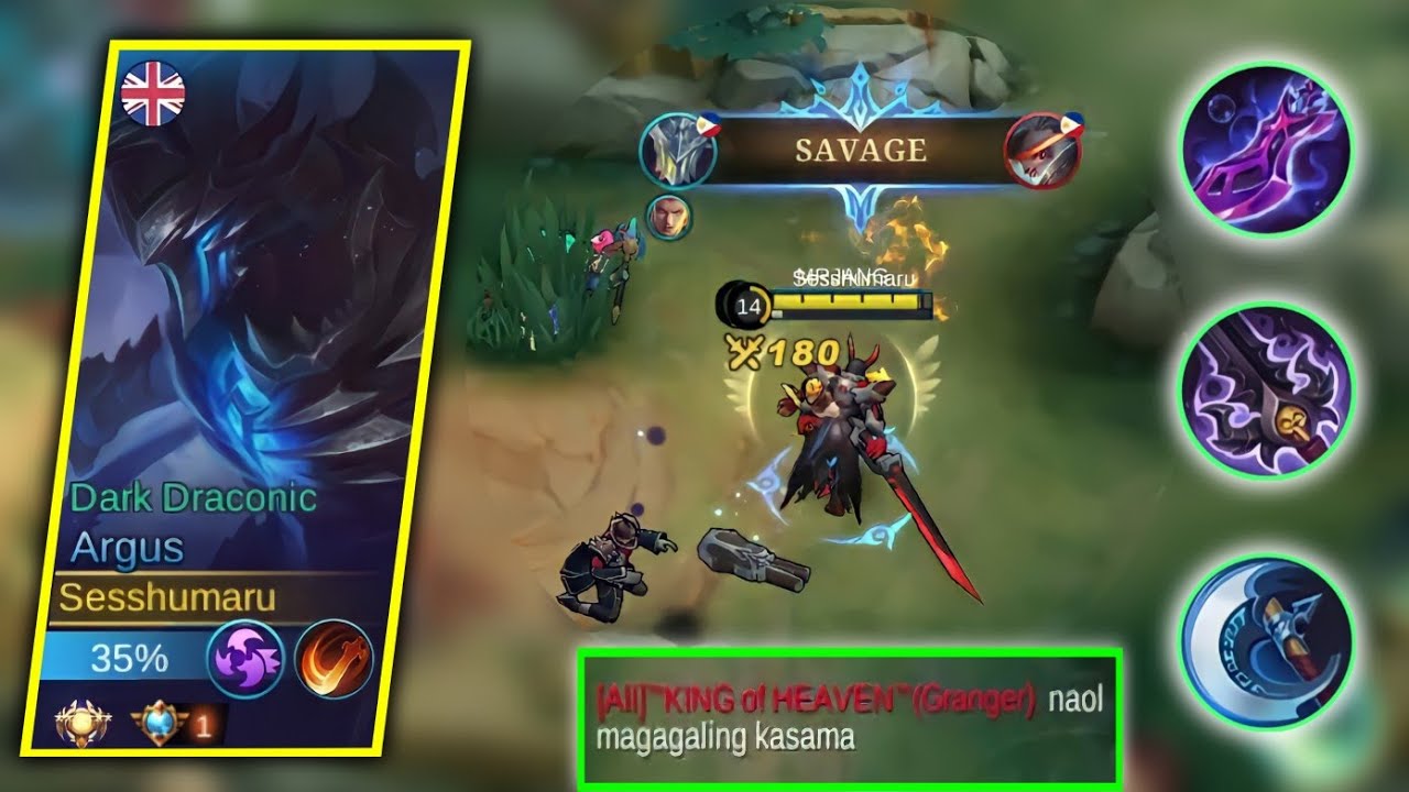 ARGUS NON STOP SKILL SAVAGE BUILD🔥 - YouTube