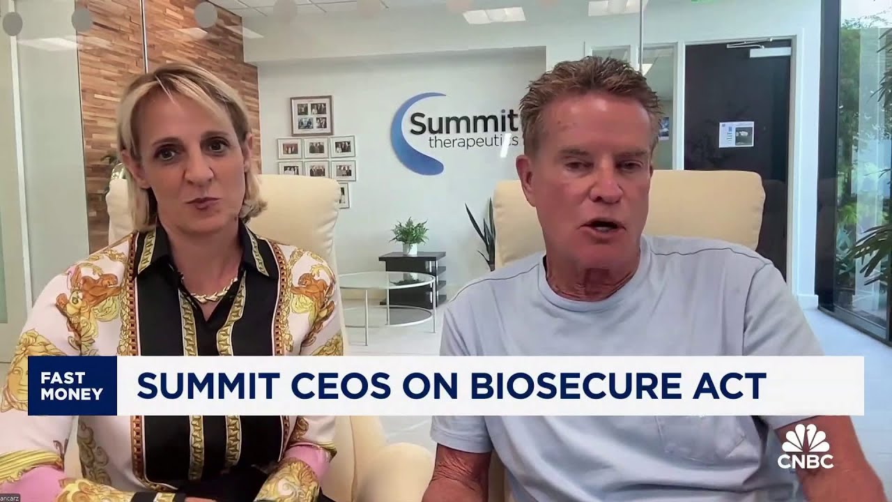 Summit Therapeutics Co-CEOs on what's next for lung cancer drug - YouTube