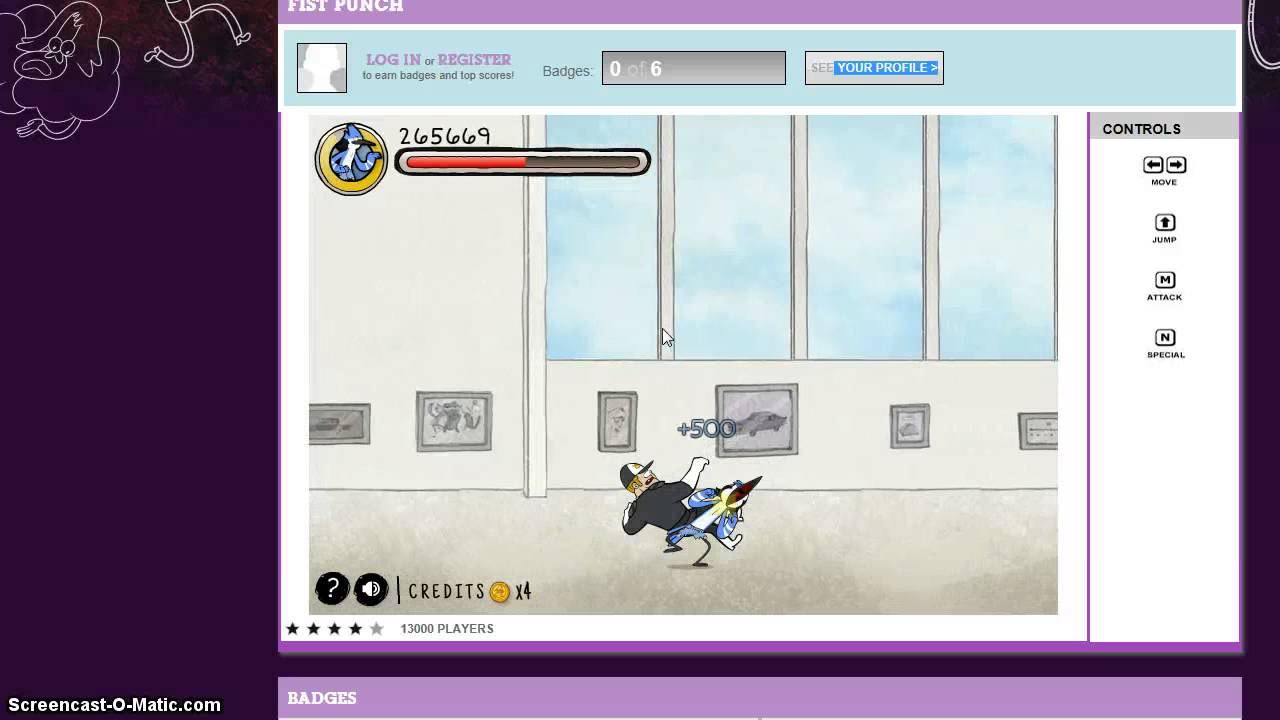 regular show fist punch gameplay - YouTube