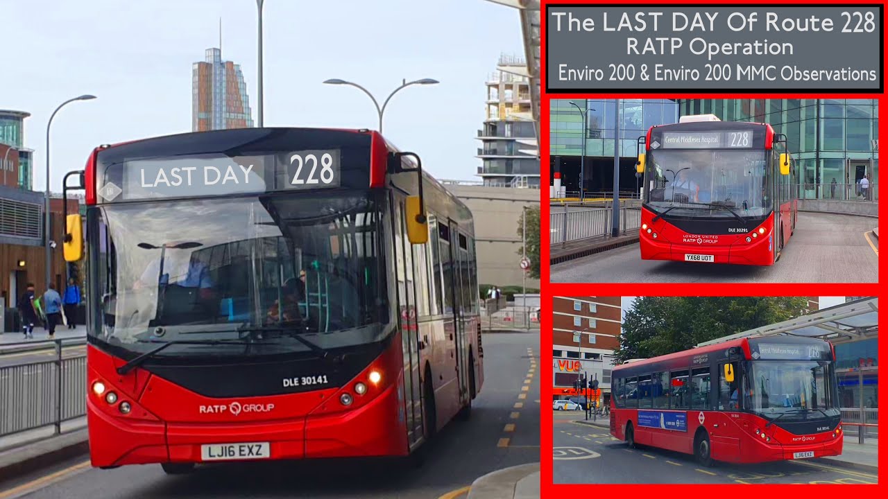 *THE LAST DAY* Of Route 228 RATP Dev Transit Operation ( Observations ...