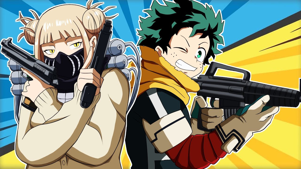 So We Discovered The NEW MHA Game With Guns - YouTube