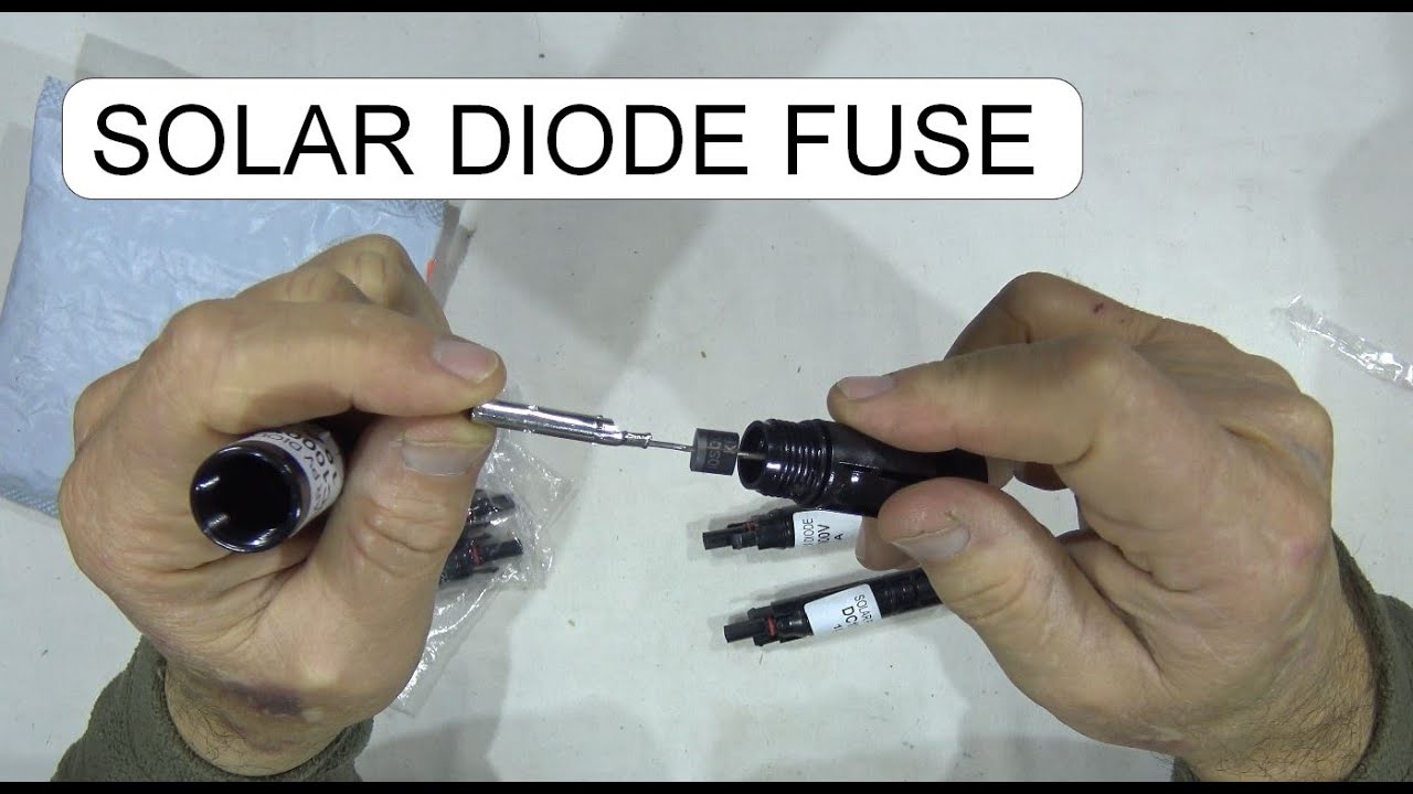 UNBOXING SOLAR FUSE DIODE CONNECTOR 10A 3PCS - YouTube