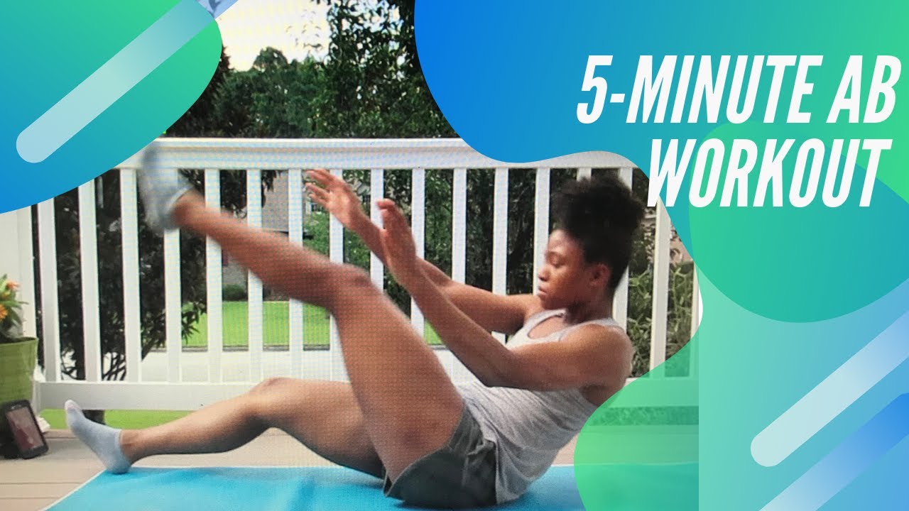 5 Minute AB Workout (follow along)! - YouTube