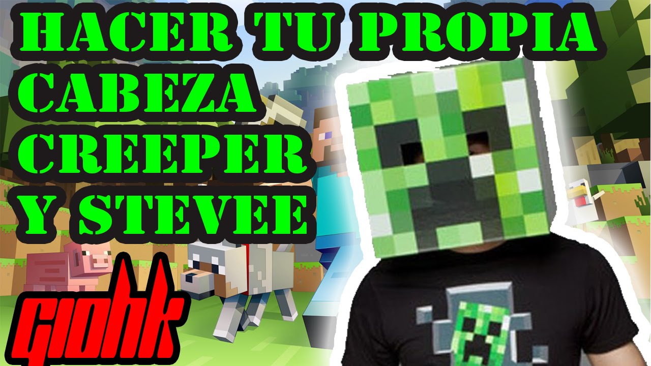 Plantilla De Cabeza De Creeper De Minecraft Minecraft Creeper By