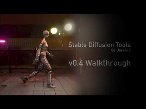 Stable Diffusion Tools for Unreal - v0.4 Walkthrough - YouTube