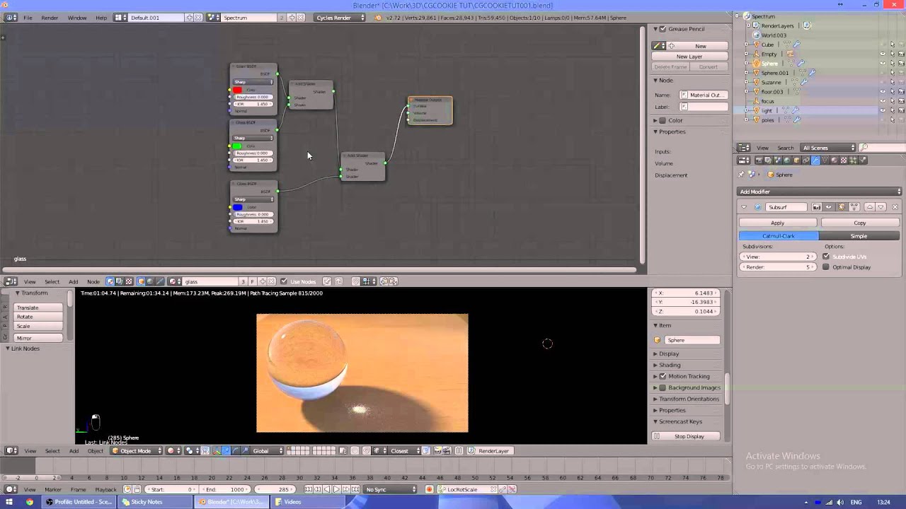 Prism Effect In Blender 3D YouTube Prism Effect In Blender 3D YouTube
