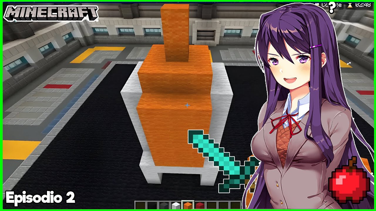 Yuri en Build Battle-Minecraft x Doki Doki Literature Club - YouTube