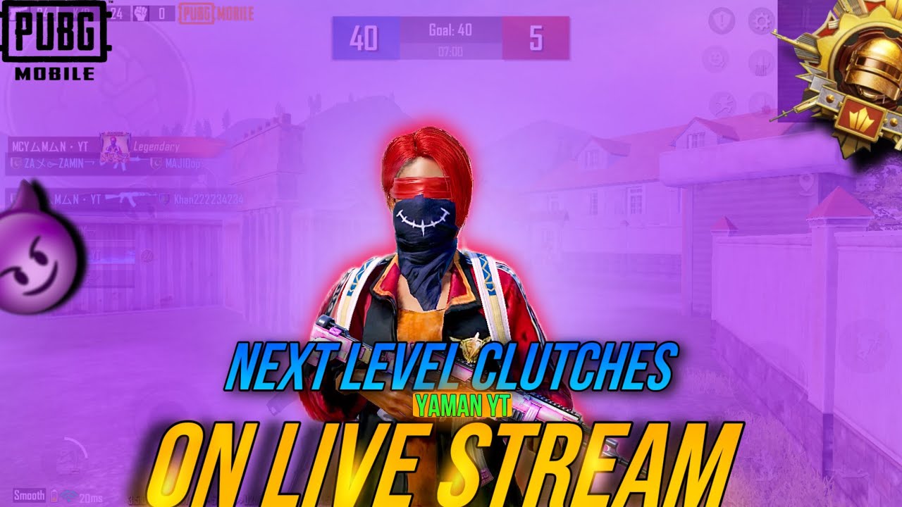 My first live stream ️pubg mobile fastest gameplay | Yaman YT - YouTube
