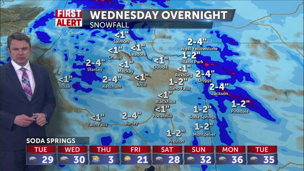 Winter storm warning and watch in effect through Wednesday with high ...