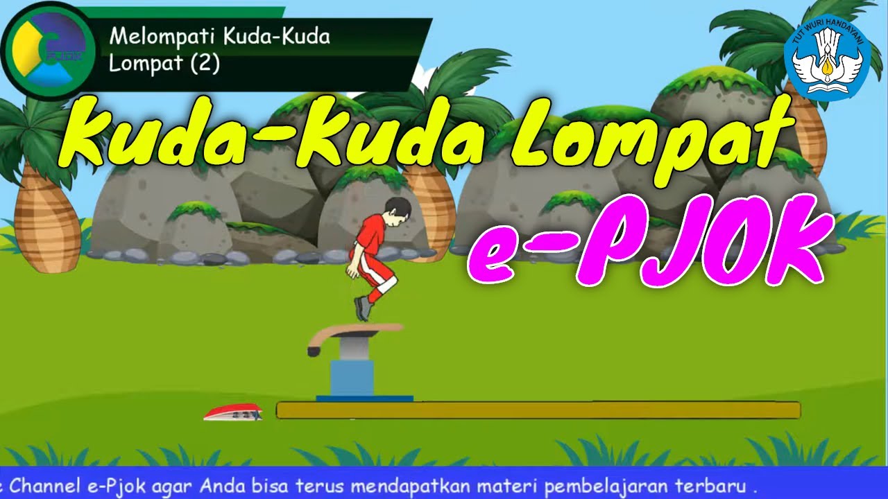 MATERI PJOK SENAM KETANGKASAN KELAS 5 - KUDA-KUDA LOMPAT - YouTube