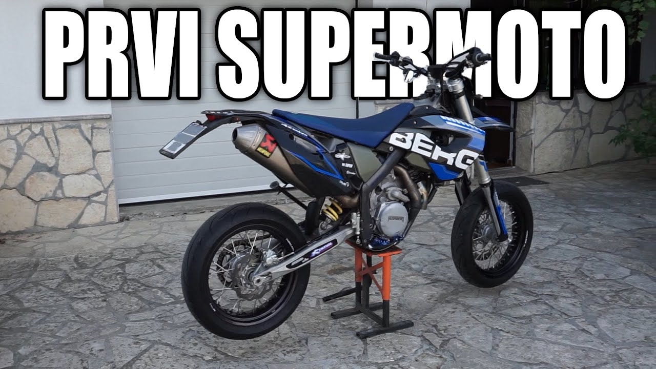 KUPIO SAM SVOJ PRVI SUPERMOTO MOTOR *zvijer od 570 kubika* - YouTube